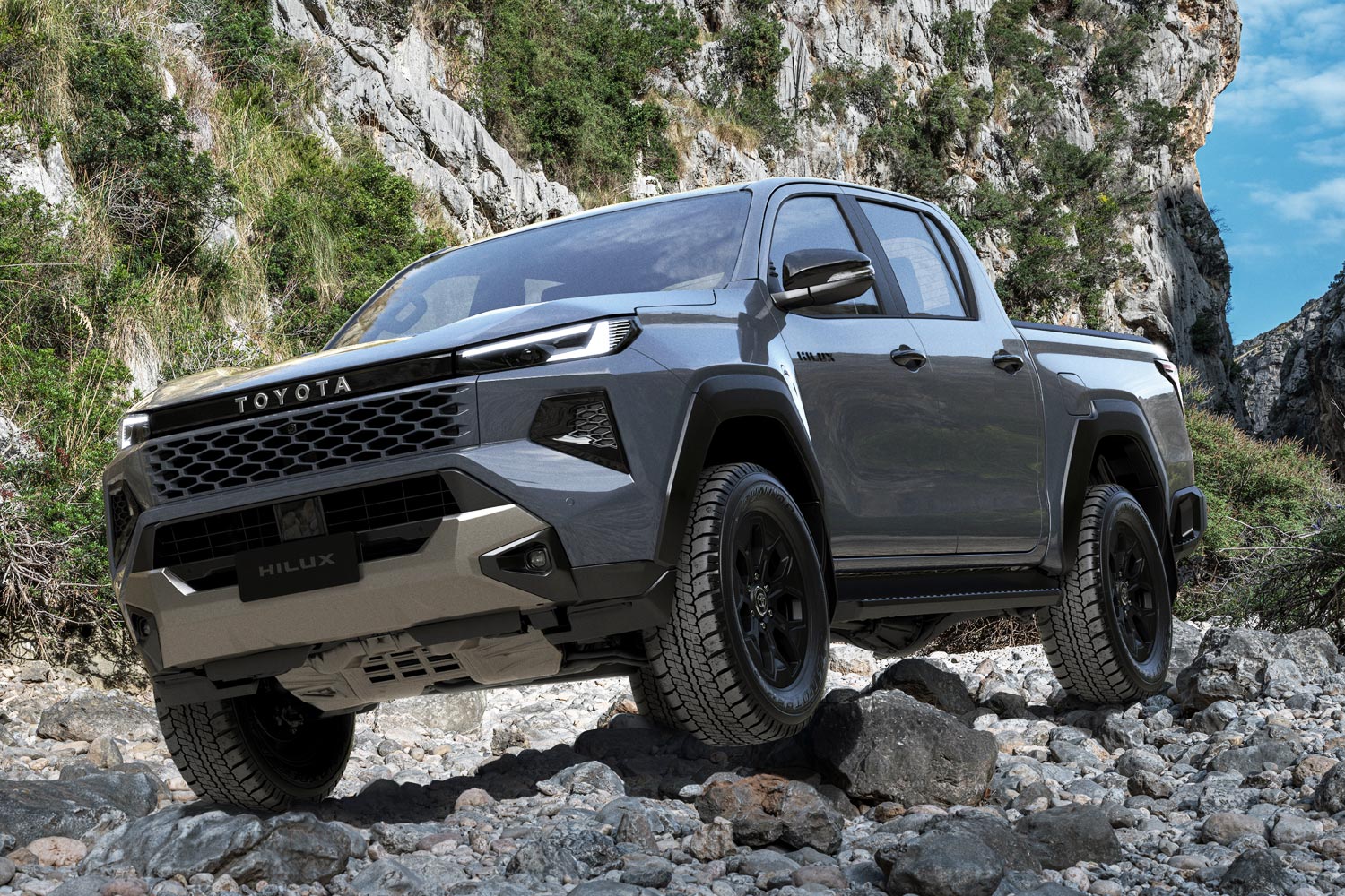 トヨタが新型「ハイラックス」を世界初公開 ディーゼルのほかBEVやFCEVを設定 【ニュース】 - webCG