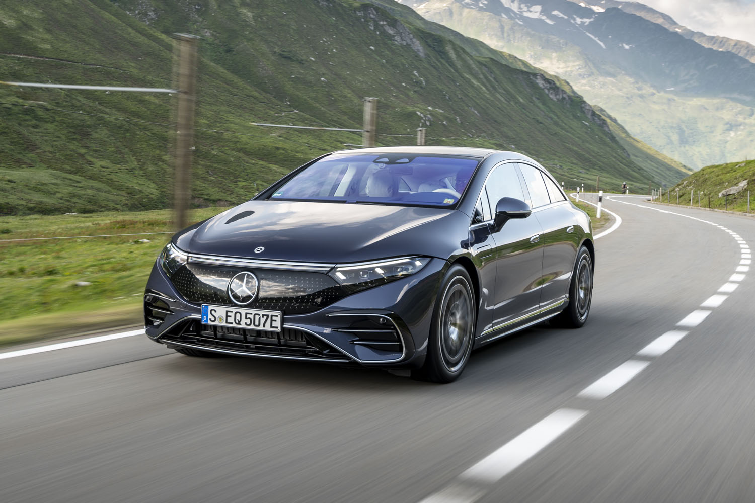 メルセデス・ベンツEQS450＋（RWD）【海外試乗記】 の画像21枚 - webCG