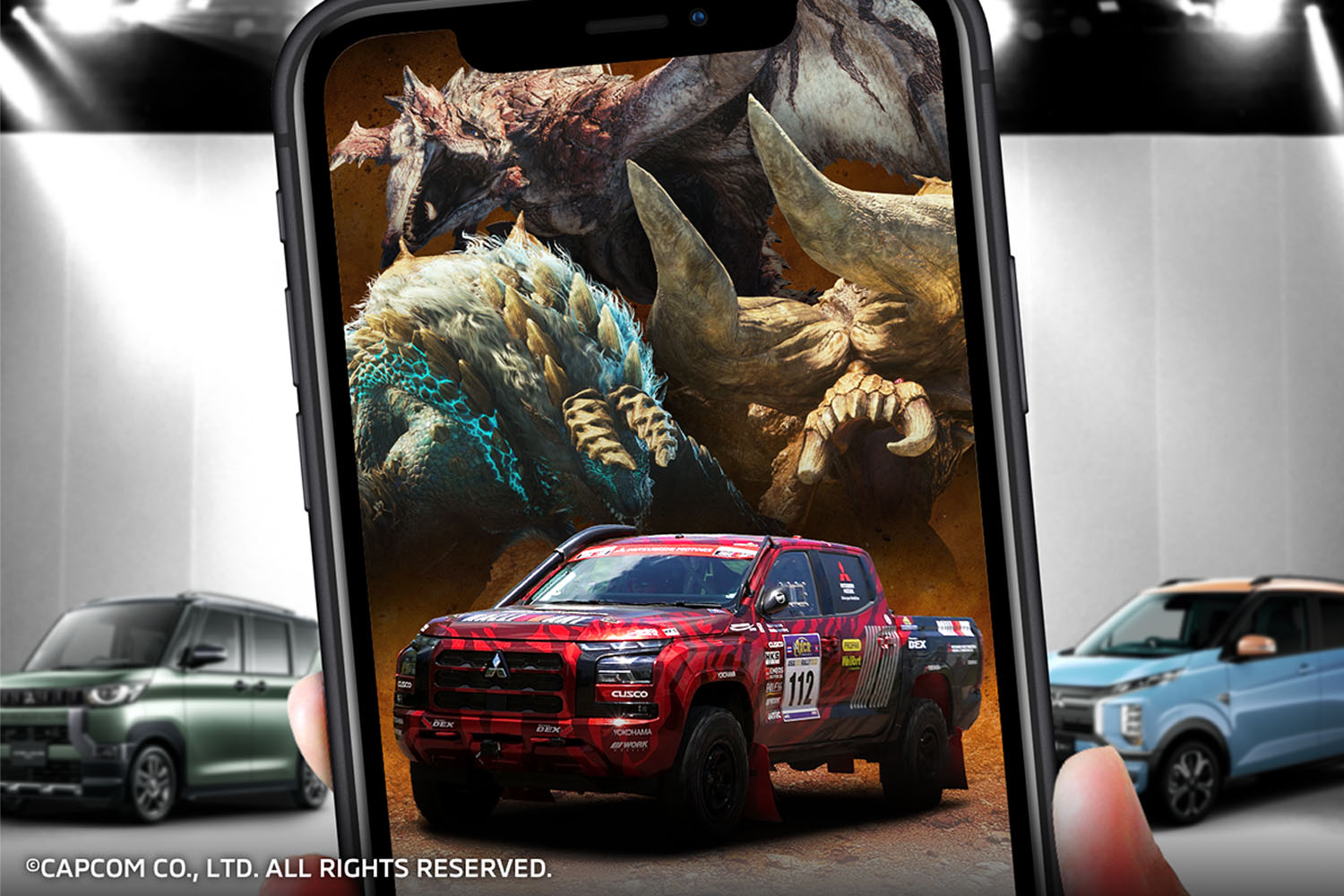 三菱は3つのゾーンで車両を展示 『モンスターハンター』とのコラボレーションも【ジャパンモビリティショー2023】 【ニュース】 - webCG