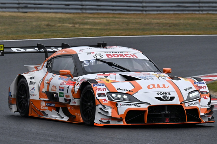 【SUPER GT 2025】開幕戦でau TOM'S GR Supraが勝利 表彰台はGR Supraが独占 【ニュース】 - webCG
