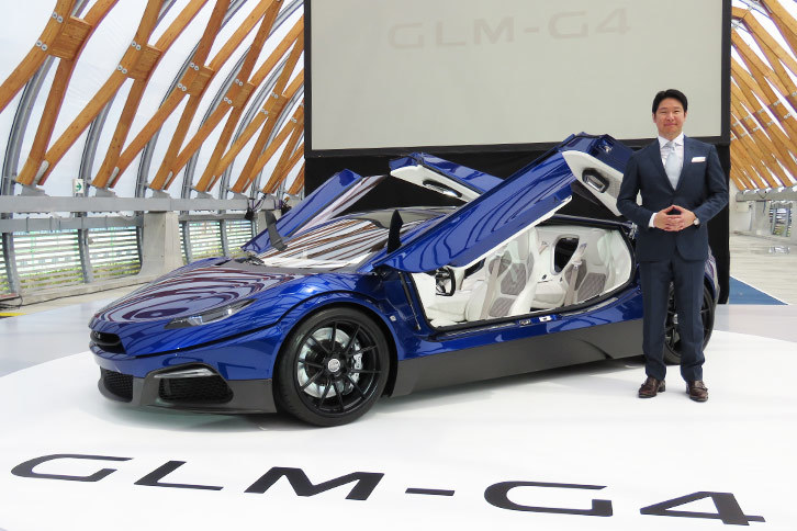 GLMがEVスーパーカーの「G4」を日本初公開 【ニュース】 - webCG