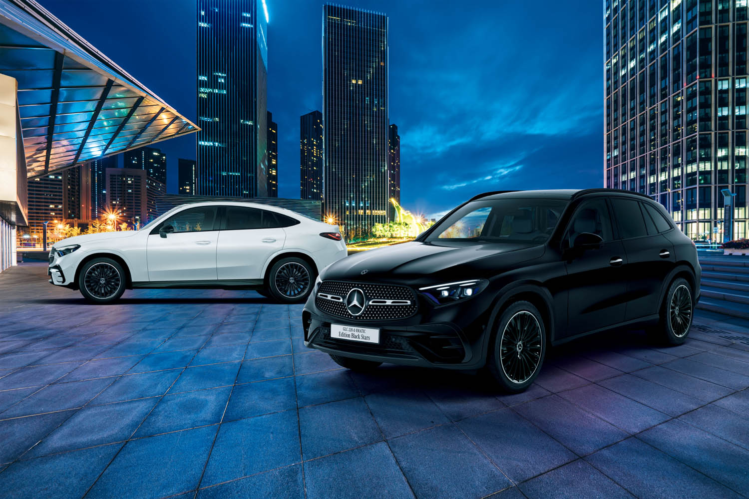 メルセデス・ベンツの「GLC」と「GLCクーペ」にブラックとホワイトの特別仕様車が登場 【ニュース】 - webCG